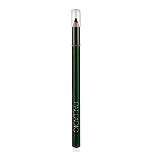 Palladio Glitter Eyeliner Pencil, Long lasting Creamy Cosmetic Pencil, Shimmer Eye Liner, Buttery Smooth Tip, Professional Makeup Glittery Pencil, Sharpenable, Emerald Sparkle