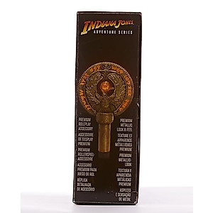 Indiana Jones and The Raiders of The Lost Ark Adventure Series Staff of Ra Headpiece Electronic Roleplay Talisman Costume Cosplay (F8033)