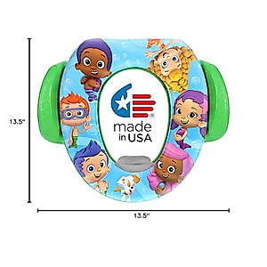 Nickelodeon Bubble Guppies Soft Potty Seat and Potty Training Seat - Soft Cushion, Baby Potty Training, Safe, Easy to Clean