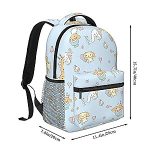 Cute Backpack, Cartoon Lightweight Backpacks Large Capacity Portable Outdoor Travel Backpack Laptop Bag