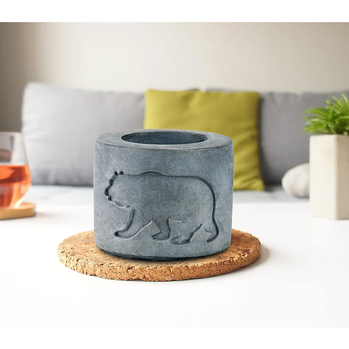 Concrete Tabletop Fire Pit Bear Table Top Fire Pit Bowl Tabletop Fireplace Table Top Fire Bowl Mini Fireplace Table Top Fire