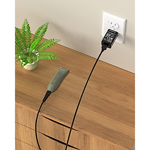 5V Power Cord for MANSPOT Shaver Charger Cord for MANSPOT Trimmer AC Power Adapter Electric Clipper Replacement VHBW
