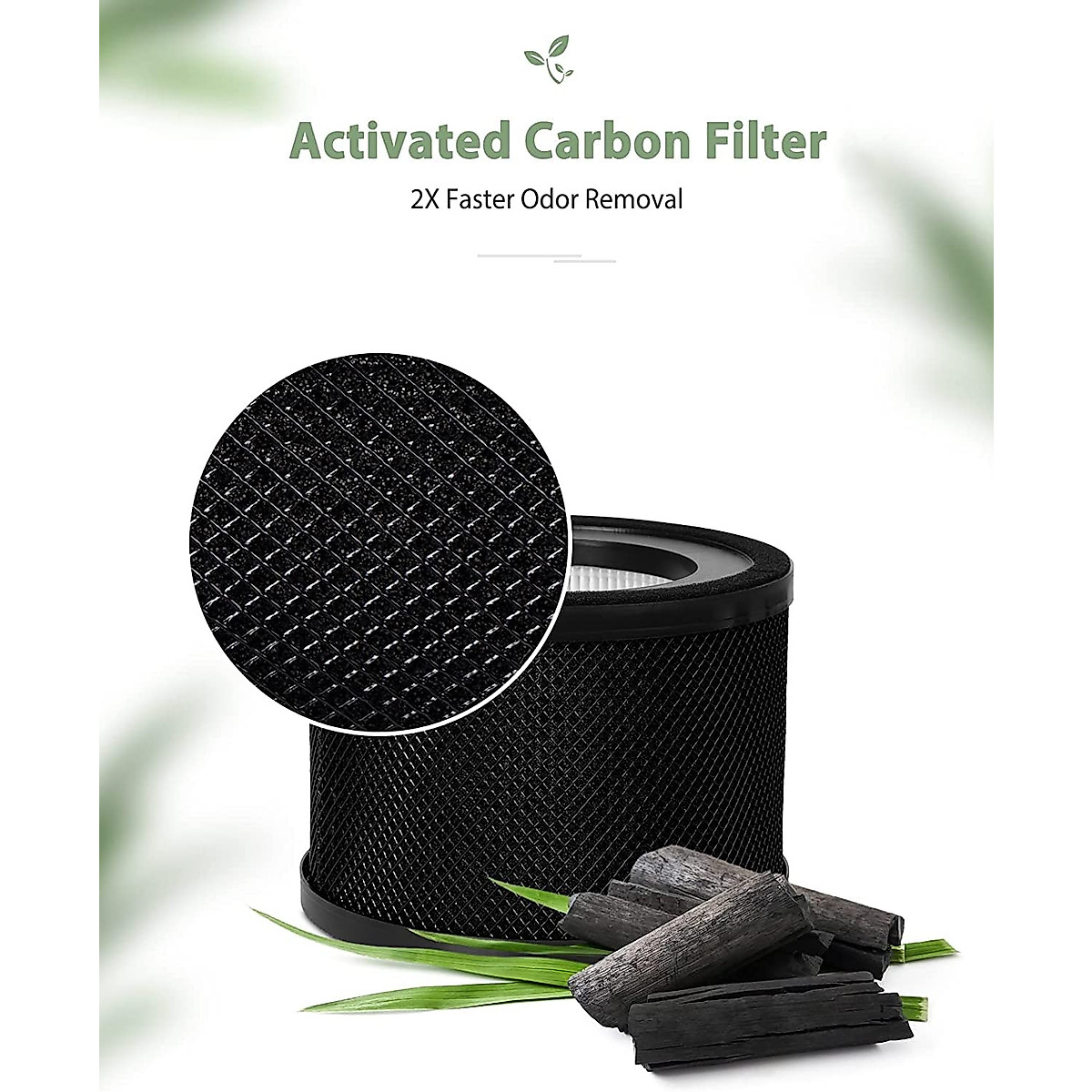 2-Pack TT-AP001 Filter Replacement for TT-AP001, VAVA VA-EE014 Air Purifiers, Replace TT-AP001SPF，H13 True HEPA Filter