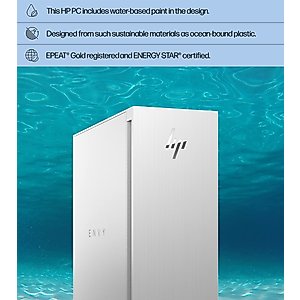 HP Envy Gaming Tower Desktop, 12th Gen Intel 16-Core i9-12900 up to 5.1GHz, 64GB DDR4 RAM, 4TB SSD, GeForce RTX 3070 8GB GDDR6, WiFi 6, Bluetooth, Windows 11 Home, BROAG Extension Cable