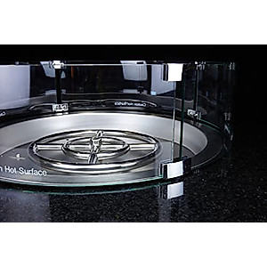 Celestial 23" x 6" Round Wind Guard, fits Celestial 19” Round Fire Pit Burner Pans for Gas Fire Pits