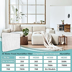 Sxkxm HC26E1004 Humidifier Pad 35 Water Panel Humidifier Filter Replacement for Honeywell Models HE260, HE265, HE360, HE365 (2 Pack)