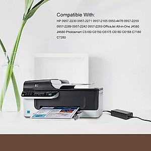 TAIFU 32V 1560mA AC Adapter for 0957-2230 0957-2105 0957-2271 HP Officejet 6000 4500 6500A 7500 7500A 6500 Plus E-All-in-ONE Deskjet 6800, HP PhotoSmart 8450, HP B210, C309 a, g, C310, C2780 Printer