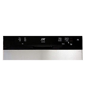 SPT SD-6501SSA 24″-wide Built-In Stainless Steel Tall Tub Dishwasher with ENERGY STAR, Heated Drying, 6 Wash Programs and 14 Plate Settings – Stainless