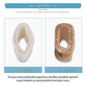 Horyliin 4 Pack Humidifier Filters Replacement for Vicks Kaz WF2 Cool Mist Filters Kaz3020 Vicks V3100 V3500 V3500N V3600 V3800 V3850 V3900 VEV320 and Honeywell HCM-300T HCM-315T HCM-350