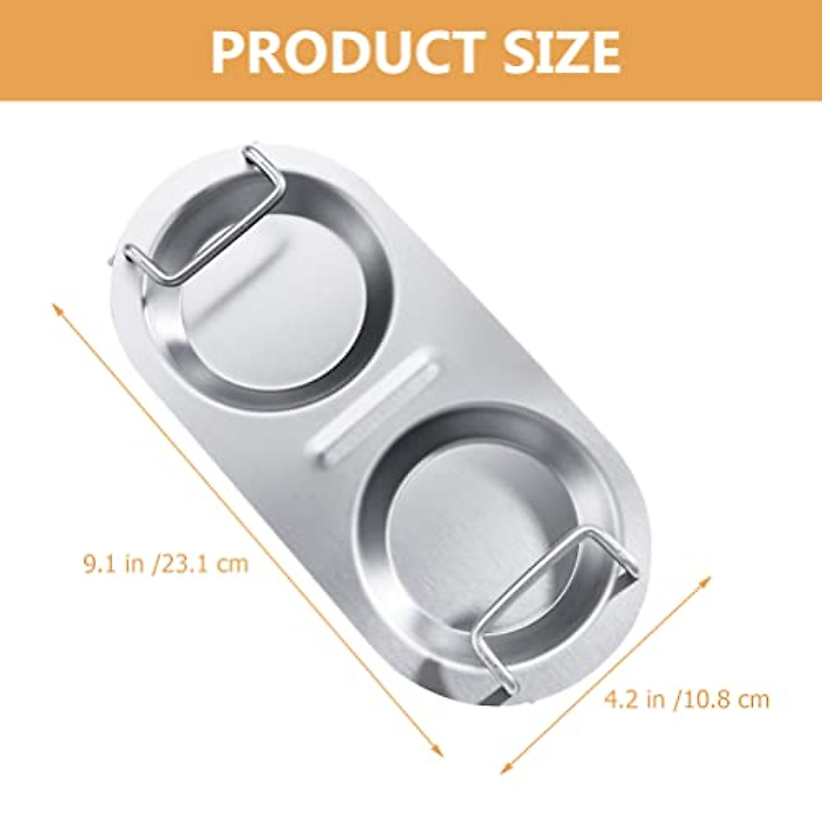 Zerodeko Stainless Steel Spoon Rack Convenient Spoon Rack Countertop Ladle Rest Kitchen Scoop Rack Wear-resistant Scoop Holder Soup Ladle Rack Drip Catcher Storage Accessories