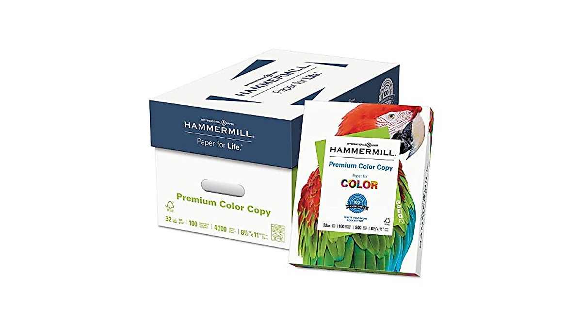 High-Quality Hammermill Color Copy Paper - 32lb, 500 Sheets