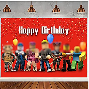 Robot Themed Birthday Party Supplies Vinyl Robot Backdrop Photography Tapestry Perfect Party Decoration for Boys and Girls 5x3ft