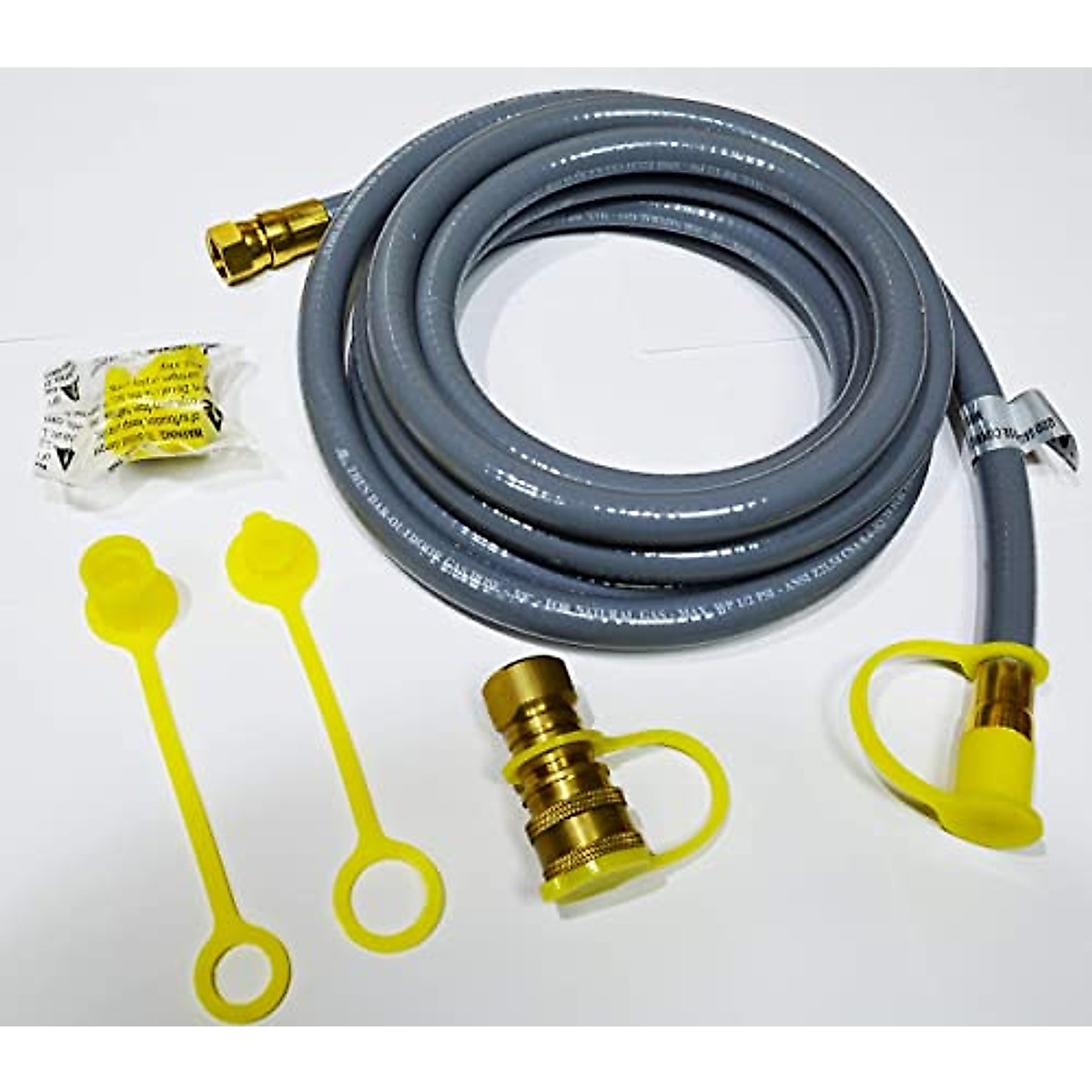 AuPro 3/8 Gas Port Plug and Dust Cap 3/8" Quick Disconnect Connect Propane Natural LP