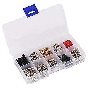 228pcs PC Screw Set Accessories for PC Assembly Personal Computer Screw standoffs Set Assortment kit for Main Board, housing, Hard Disk - in a Storage case
