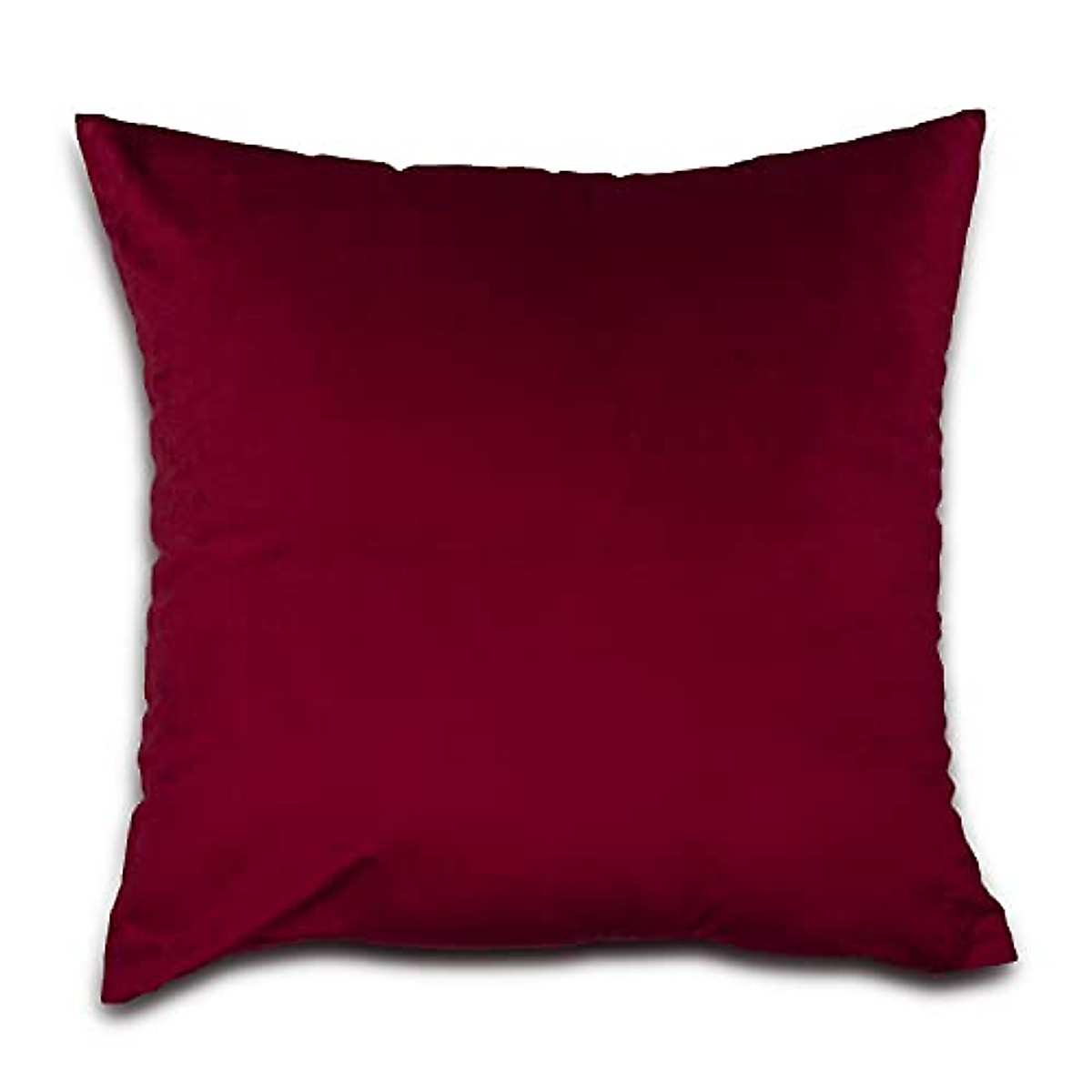 Norott Decorative Throw Pillow Vault Secret Pocket-6.5x10.5-Keep Items Private Safe Secure in Plain Sight-Beds-Couch-Sofa-Any Room-Travel Use- Square Crimson-17.5x17.5x6.5 inches