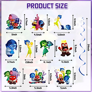 Happy Birthday Party Supplies, Cartoon Birthday Party Decorations Includes Happy Birthday Banner, Hanging Swirls for Kids Boys Girls, Baby Shower Party Favors Supplies Outdoor Indoor