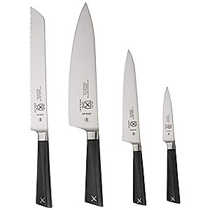 Mercer Culinary Züm Magnetic Board Forged Knife Set, Bamboo, Black