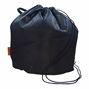 GoKnit Onyx Jewel Pouch Knitting Project Bag with Loop & Drawstring (Large)
