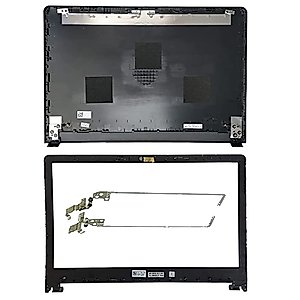 New Laptop Cover for Dell Inspiron 15-3567 3565 3576 LCD TOP Cover LCD Front Bezel and Hinges 0VJW69 06C63X (Top Cover+Bezel Cover+Hinges)