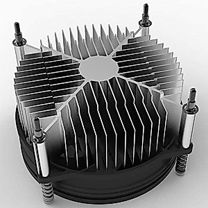 I30 CPU Cooler - 92mm Low Noise Cooling Fan&Pure Aluminum Solid Pressure Heatsink for Intel Socket LGA 1150/1151 / 1155/1156/1200