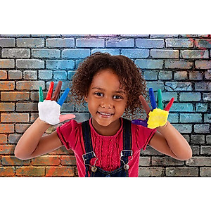 AIIKES 7x5FT Colorful Brick Wall Photo Backdrop 80's Hip Hop Disco Baby Birthday Wedding Graduation Themed Party Photography Background Fashion Decor Studio Photo Booth 11-502