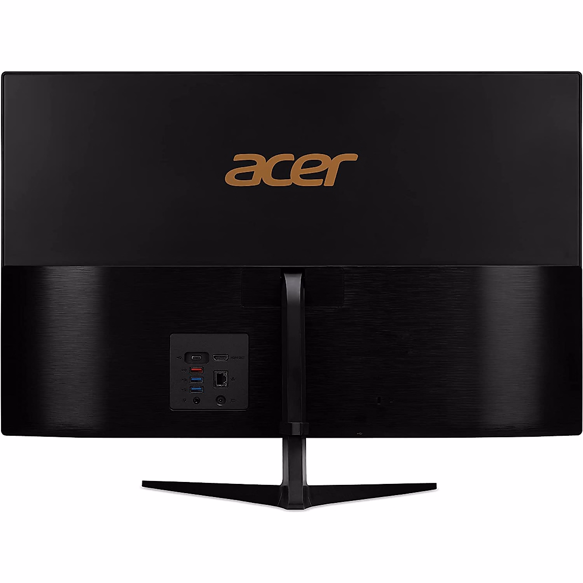 acer 2023 27-inch FHD IPS All-in-One AIO Desktop PC Intel 4-Core i5-1235U Iris Xe Graphics 32GB DDR4 RAM 1TB SSD WiFi AX BT RJ45 USB-C Webcam HDMI Windows 11 Pro Wireless KB and Mouse w/RE USB
