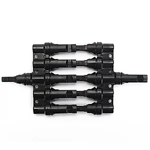 BAYM Solar Panel T Branch 5 to 1 5M/F + 5F/M Cable Connector Solar Wire Connector T-Type T5 Coupler Combiner(1 Pair)