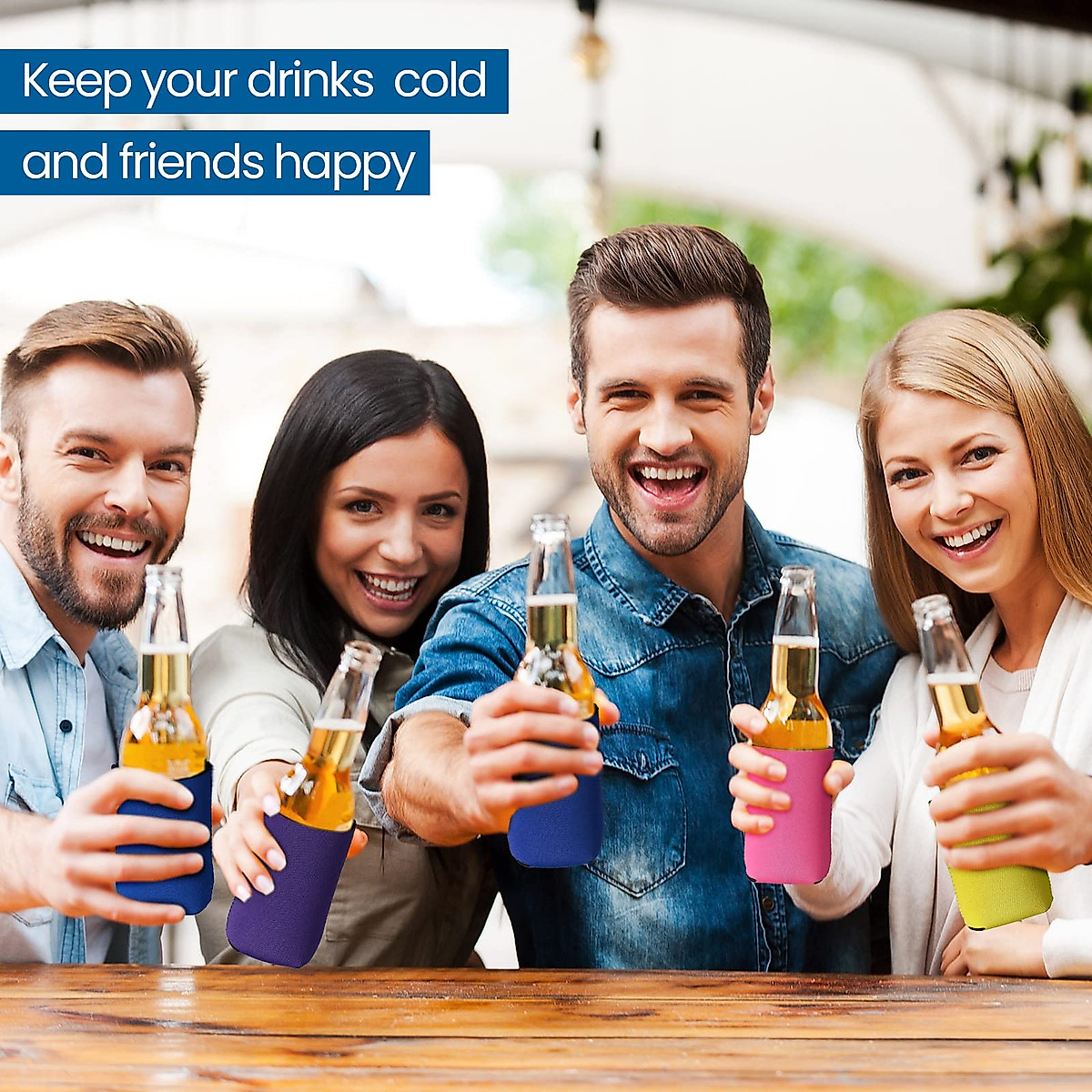 240 Pcs Blank Beer Can Coolers Bulk Collapsible Sublimation Foam Soda Can Covers Insulated Reusable Insulators Cooler Sleeves for Weddings, Bachelorette Parties, HTV Projects, 20 Colors