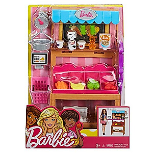 Barbie Grocery Store Playset with Conveyor Belt