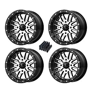 Full Set Of MSA M37 Brute Beadlock 14x7 4/156 10MM Wheels
