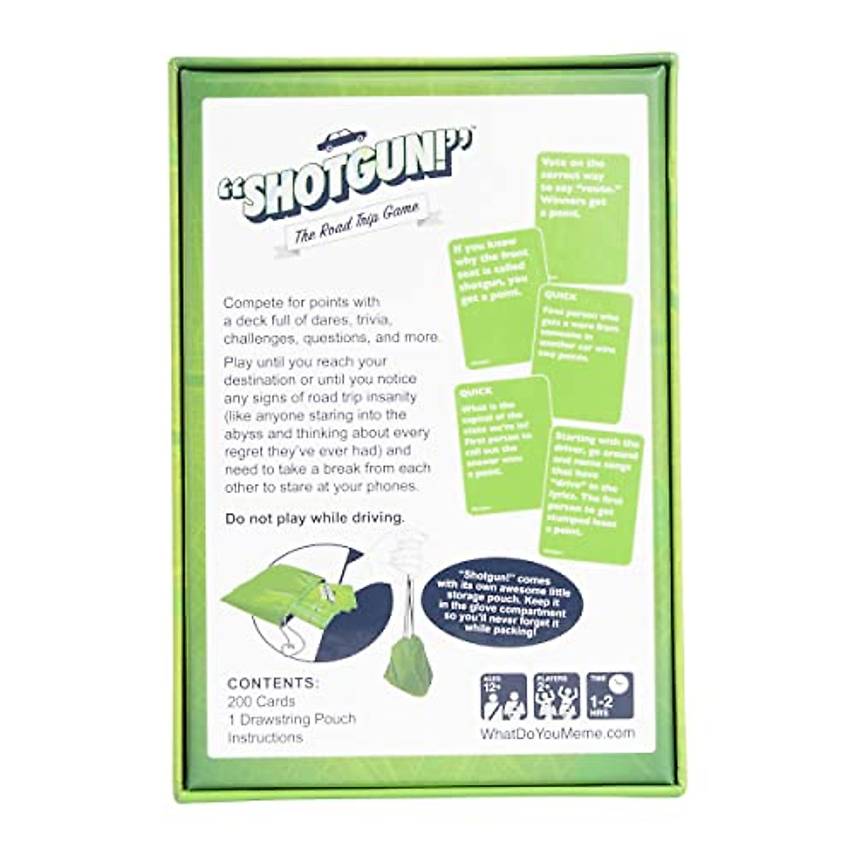 WHAT DO YOU MEME? Shotgun! - The Road Trip Car Game for Families, Travel Games and Road Trip Activities for Kids by Relatable