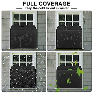 Rohuis Window Unit AC Cover for Winter Outdoor, Air Conditioner Covers for Window Unit Outside, 21.5W x 15H x 16D inches