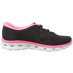 Skechers Woman Glide-Step Flex - Sheer Virtue 104309 Black/Hot Pink (us_Footwear_Size_System, Adult, Women, Numeric, Medium, Numeric_10)