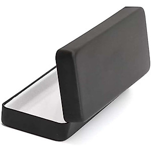 alladaga Hard Shell Eyeglasses Case Protective Glasses Case for Men and Women (Black)