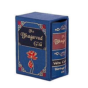 Bhagavad Gita Mini Book (H) (Foil Stamped, Miniature Sized 1.49 x 2.04", boxed)