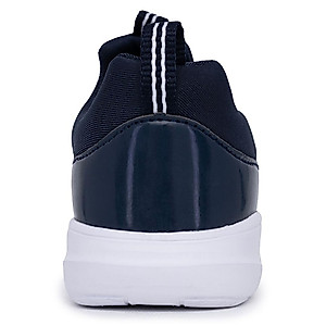 Nautica Kids Youth Athletic Fashion Sneaker Running Tennis Shoe Slip On- Boy - Girl Little Kid Big Kid-Canvey Youth-Navy Pink Size-2
