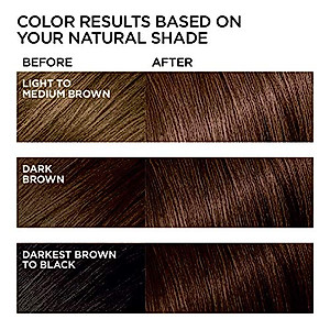 L’Oréal Paris Feria Multi-Faceted Shimmering Permanent Hair Color, French Roast, Hair Dye Kit, Pack of 2