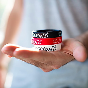 3-Pack I Am Second Youth/Petite Multi-Color Silicone Wristband Bundle