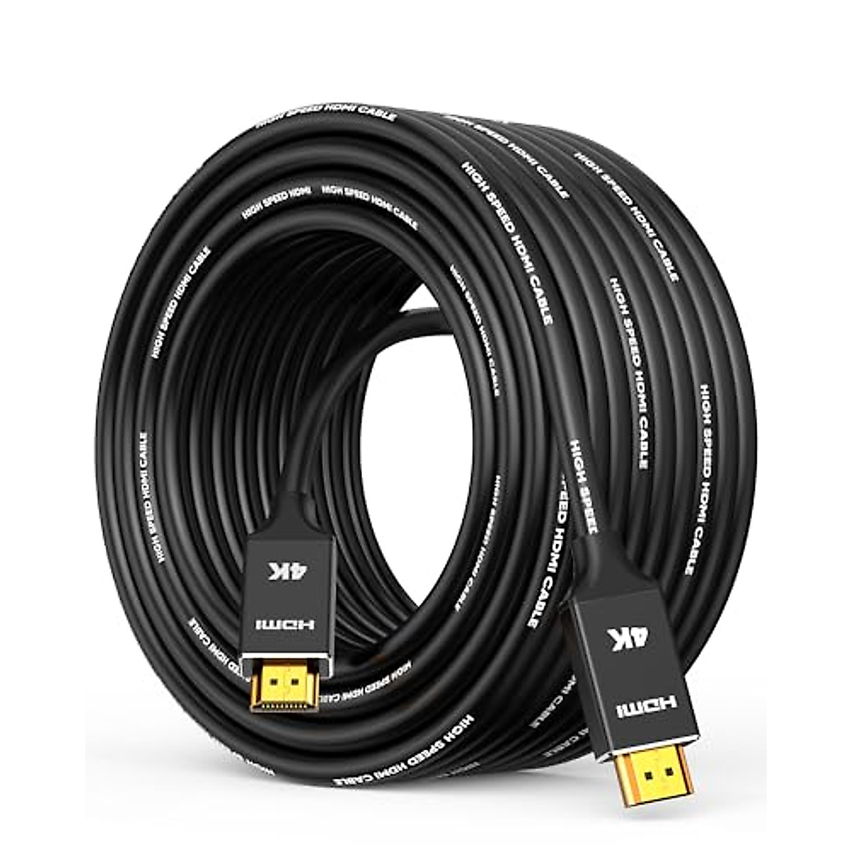Capshi Fiber Optic Hdmi Cable 150ft/45M | 4K in-Wall CL3 Rated Long HDMI Cable 2.0 Support HDR10 8/10bit 18Gbps HDCP2.2 ARC | High Speed HD Shielded Cord Compatible with Roku TV/Laptop/PC/HDTV
