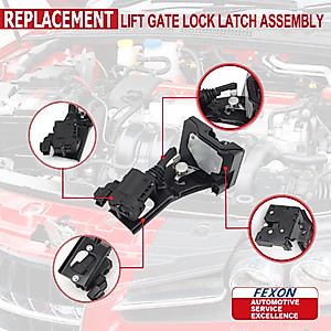 Liftgate Actuator Rear Hatch Trunk Door Latch Tailgate Lock Motor Replaces for Ford Escape 2009 2010 2011 2012, Mercury Mariner 2009-2011, Mazda Tribute 2008-2011 937-663 9L8Z-7843150-B