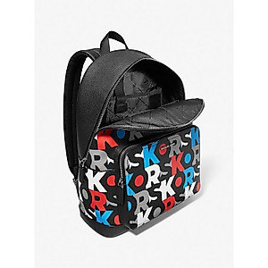 Michael Kors Mens Cooper Logo Backpack Large (Red Multi)