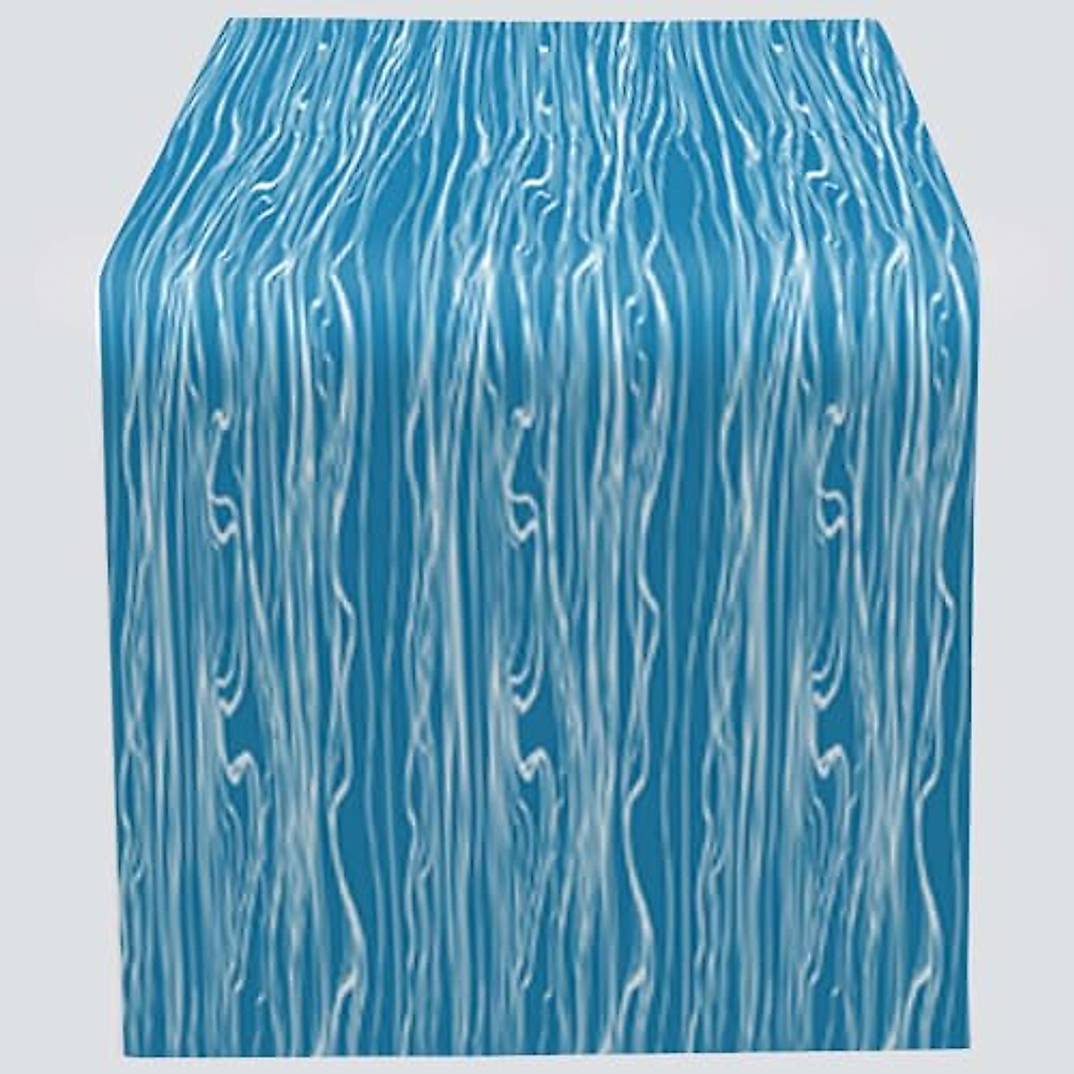 Jacrane Runner for Table 13X72 Inch Pattern Smoke Water Flow Fabric Illustration Table Runner for Home Party Decor