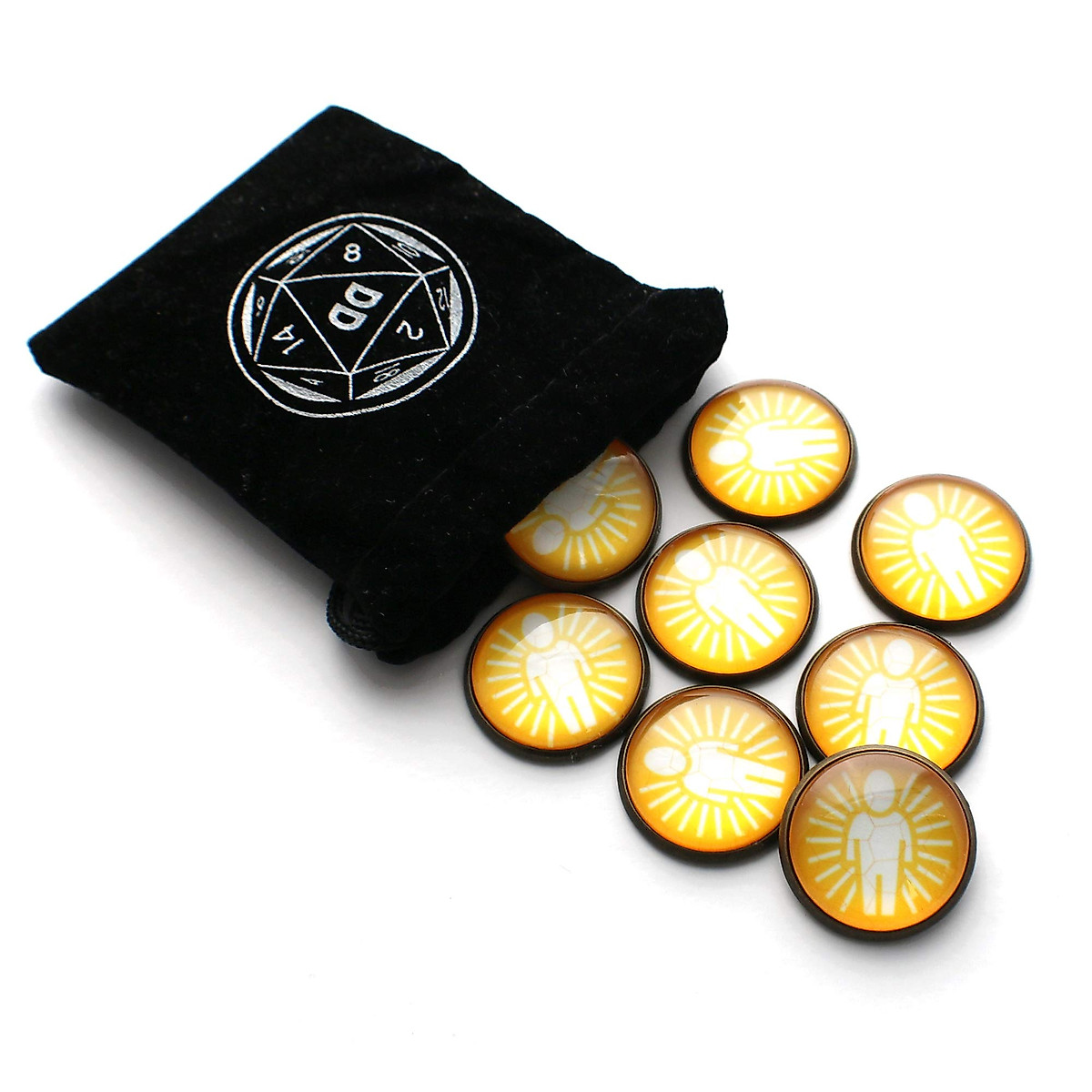 Dahan Dice D&D Tokens - Inspiration Counters for Dungeons and Dragons (Inspiration)