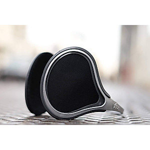 180s Unisex Ultra-Thin & Lightweight EXOLITE Behind-the-head Ear Warmer (Exolite, Black)
