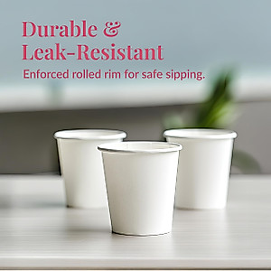 Prestee 500 Pack 3 Oz Paper Cups - Disposable Cups | Espresso Cups | Bathroom Cups 3 Oz Paper | Mouthwash Cups | Small Paper Cups | 3 Oz Bathroom Cups 3 Oz Paper | Small Cups