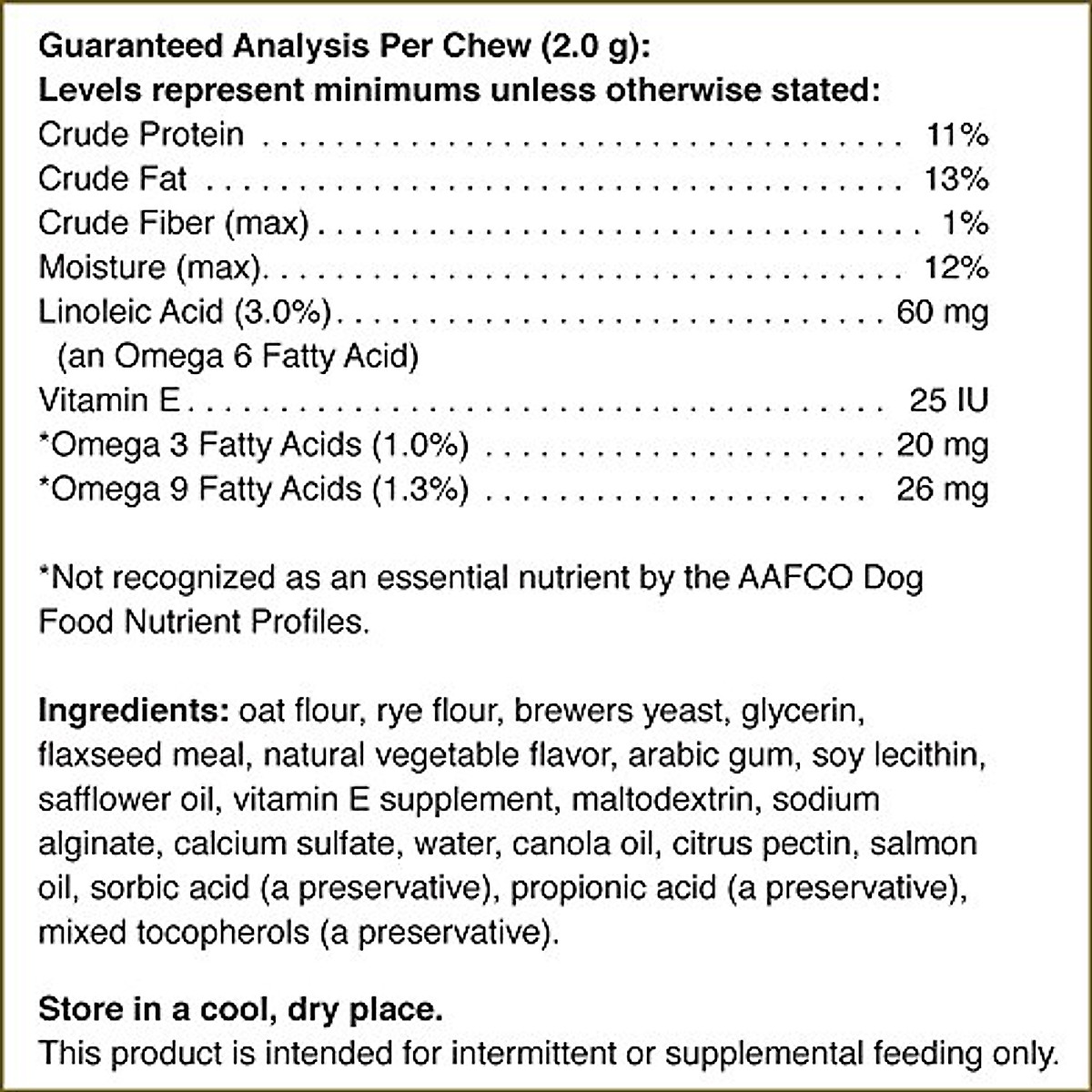 Pet Naturals Skin and Coat for Dogs with Dry, Itchy and Irritated Skin, 30 Chews - Salmon Oil, Vitamin E and Flax Oil - No Corn or Wheat - Vet Recommended