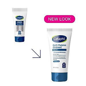 CETAPHIL Healing Ointment, 3 oz, For Dry, Chapped, Irritated Skin, Heals and Protects, Soothes Cracked Hands and Chapped Lips, Hypoallergenic, Fragrance Free