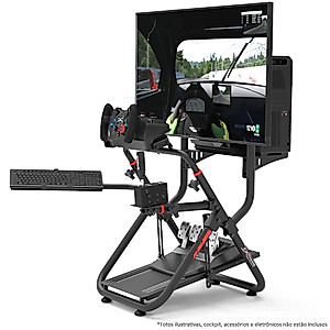 Extreme Sim Racing Tv Stand Add-on Upgrade for Wheel Stand SXT V2 - Fits only SXT V2 - Suitable for TV sizes up to 50"