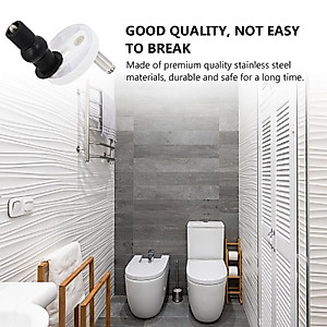 UKCOCO Toilet Seat Bolts and Screws - Toilet Seat Hinges Quick Release Hinge Fixings Toilet Seat Replacement Parts Kit For Toilet Seat Hinges Replacement