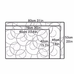 Red Contemporary Doormat Kitchen Bathroom Rug Floor Door Mat, Washable Welcome Entry Way Entrance Mat, Absorbent Hallway Accent Throw Runner Carpet, Abstract Oriental Flower Leaves 16"x24"